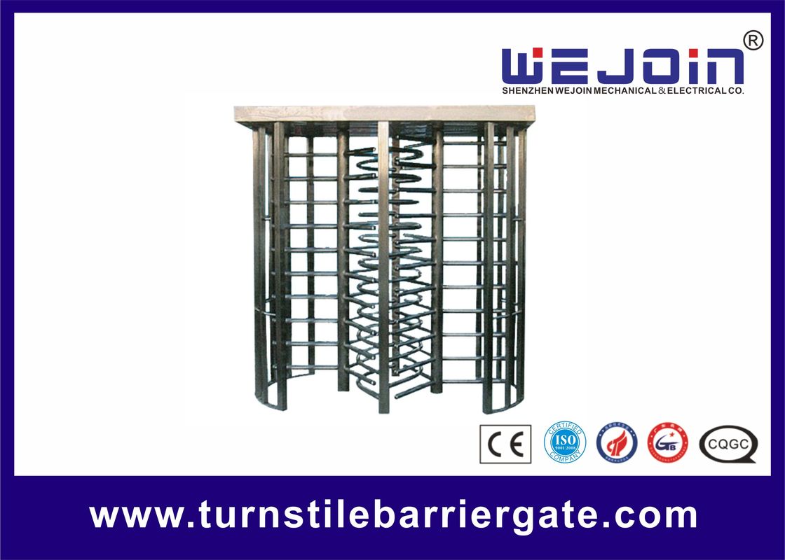 Subway , Metro Turnstile Entry Systems / Stainless Steel Controlled ...