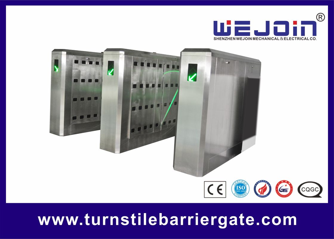 Access Control Flap Barrier Gate Electronic Turnstile High Speed For ...