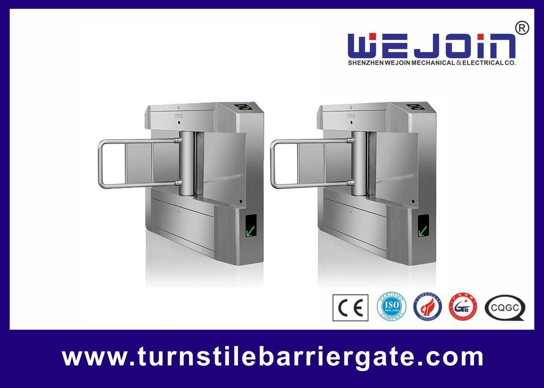 Security Pedestrian Swing Gate Barrier / Fast Speed Gate With High Speed