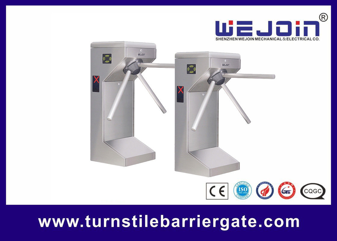 Drop arm Semi-automatic stainless steel Tripod Turnstiles with ...