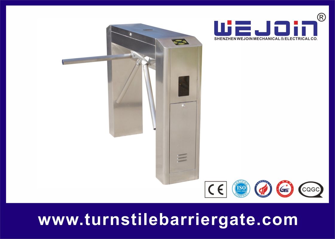 Fingerprint Rfid Card Reader Security Swing Barrier Gate Full Height ...
