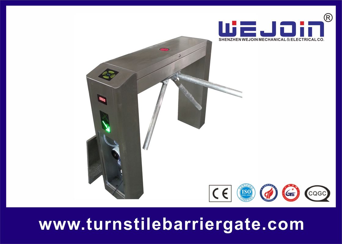 Fingerprint Rfid Card Reader Security Swing Barrier Gate Full Height ...