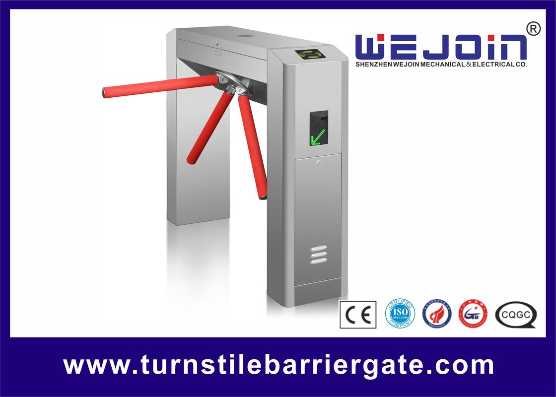 Vertical Turnstile Access Control System , Semi Automatic Waist High ...