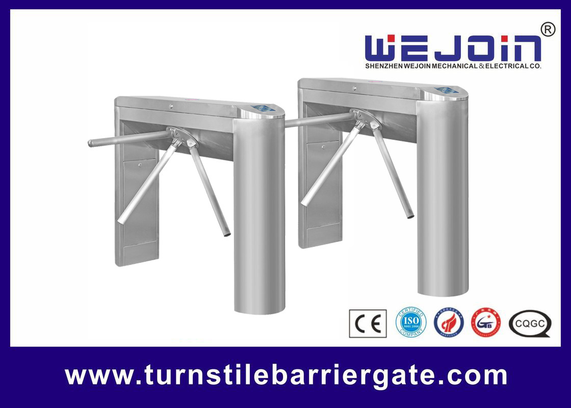 Swipe Card Turnstile Access Control System Pedestrian Barrier Gate Rs232 Communication