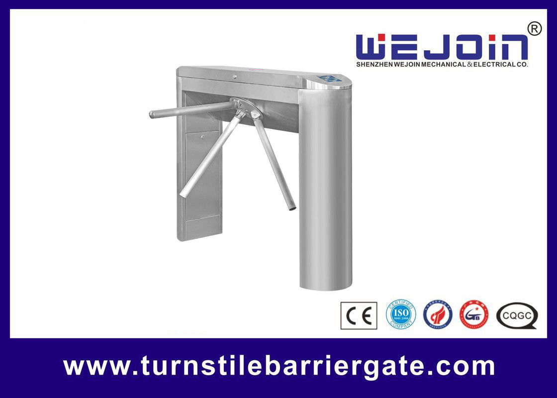 Automatic Pedestrian Access Control Turnstile Gate Waist High 304 ...