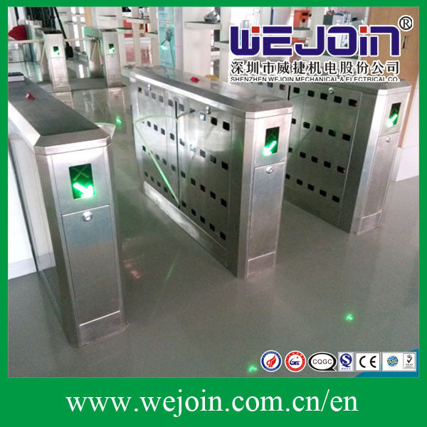 Intelligent Flap Barrier with 304 Stainless Steel Housing and Auto ...