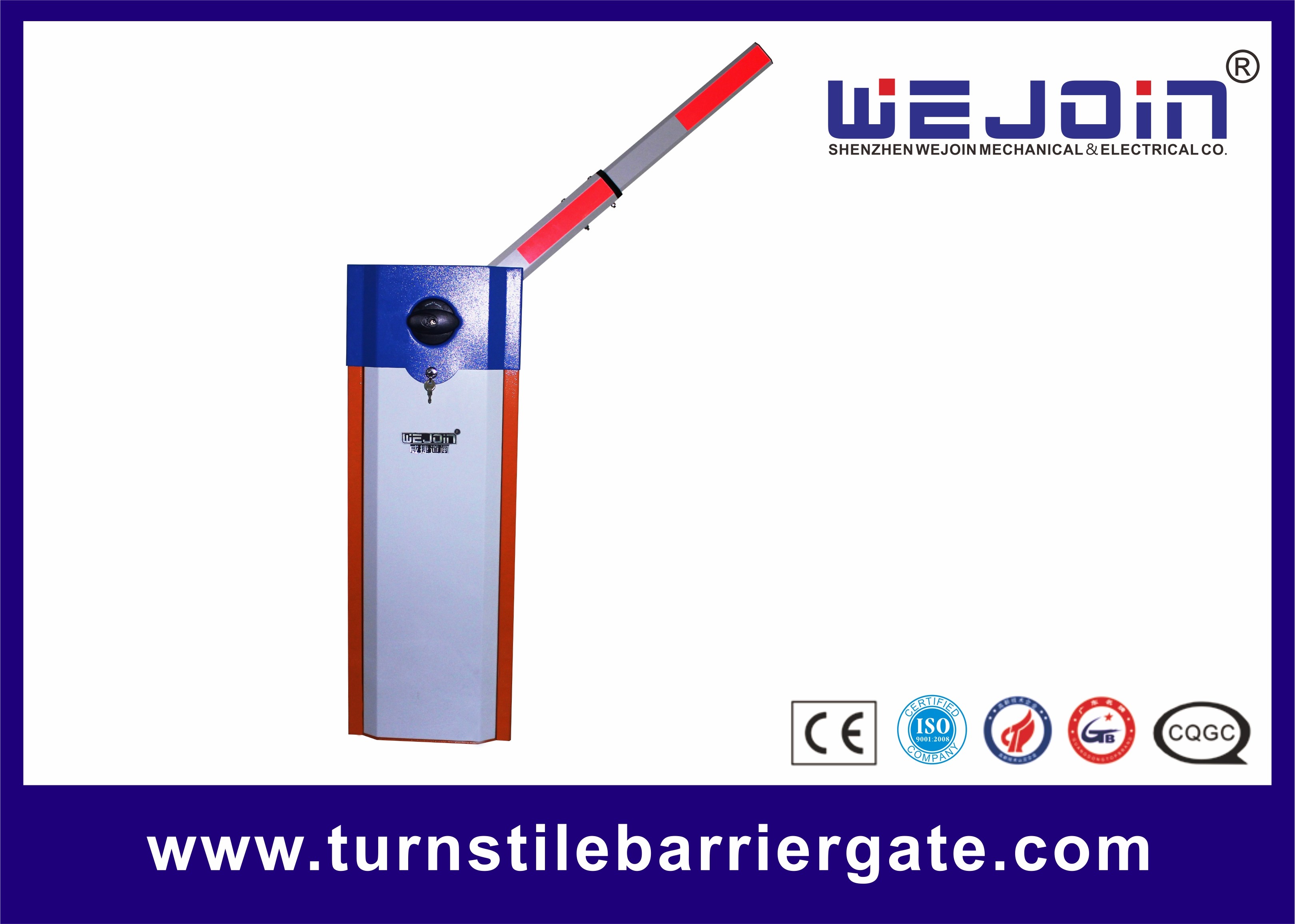 Auto Barrier Gate System with External And Internal Vehicle Loop Detector