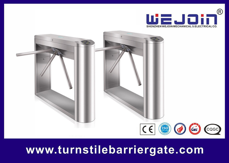 Entrance Exit Fast Speed Turnstile Barrier Gate With QR Code Bar Code ...
