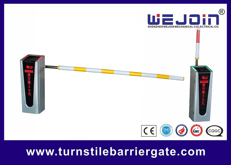 SUS304 stainless steel barrier gate straight arm low noise for highway ...