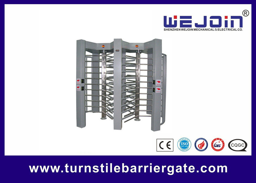 double routeway stainless turnstile gates , full height turnstile ...