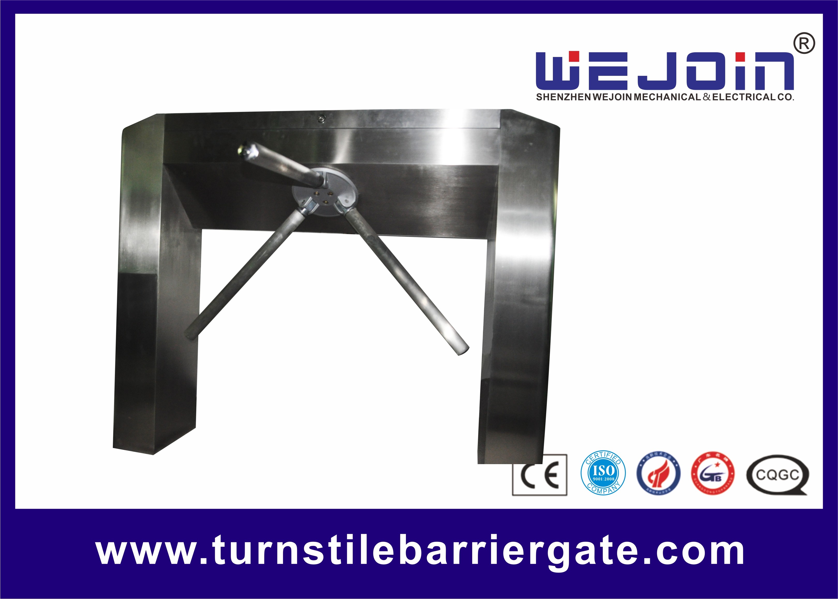 220V/110V Tripod Turnstile Gate Indoor Barrier Entrance Control 25-32 ...