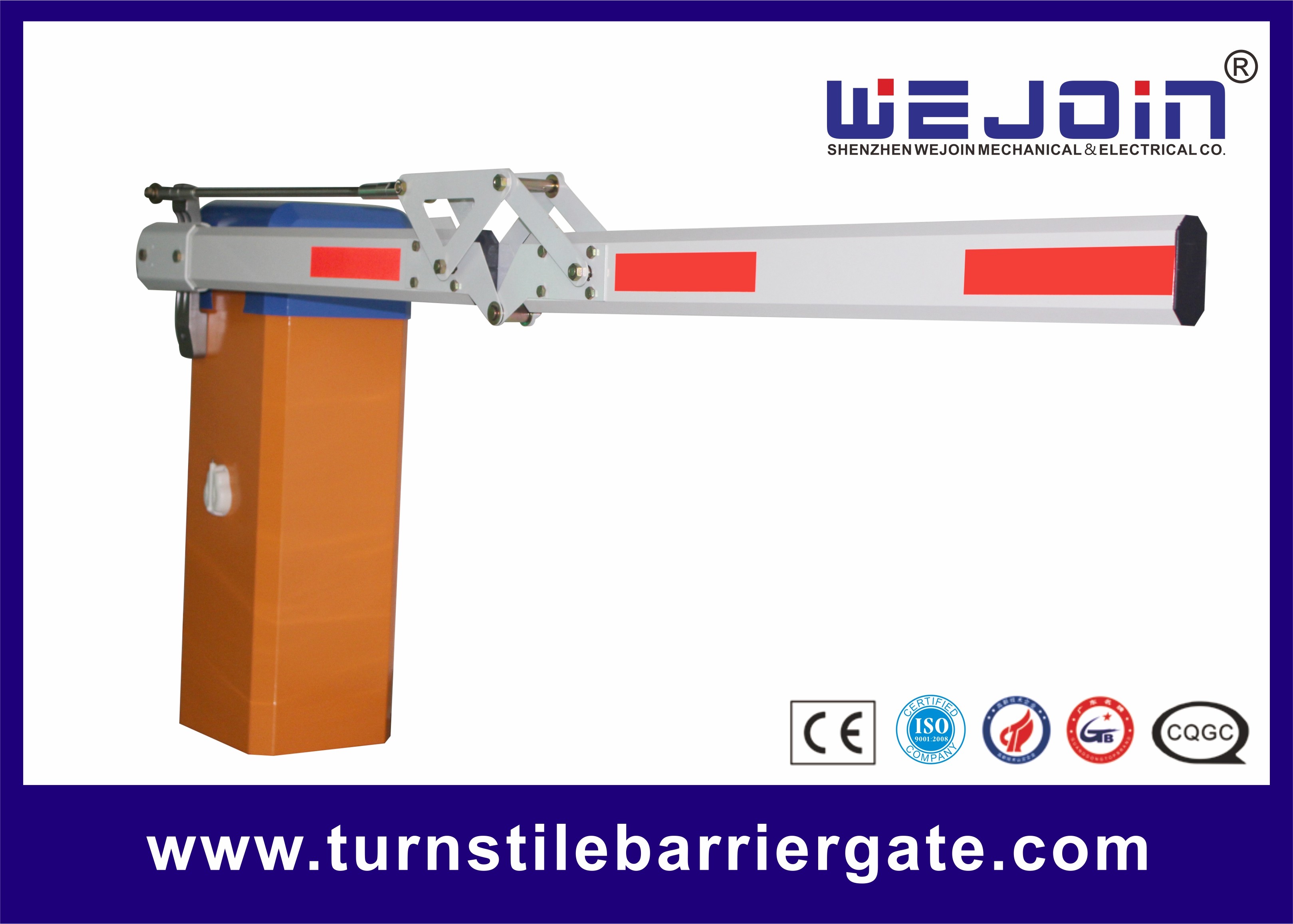 1s Heavy Duty Automatic Barrier Gate Optional Color For Parking Vehicle ...