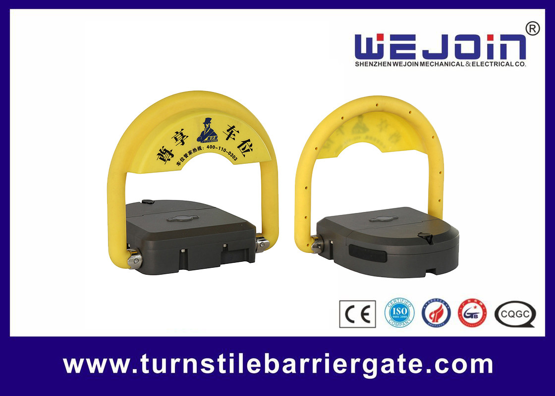 Remote Control Car Parking Lock Yellow And Black Color Easy Installation